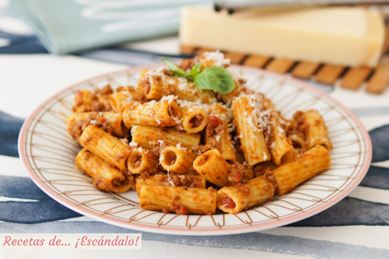 Espaguetis a la carbonara con nata, súper cremosos y ricos - Recetas de ...