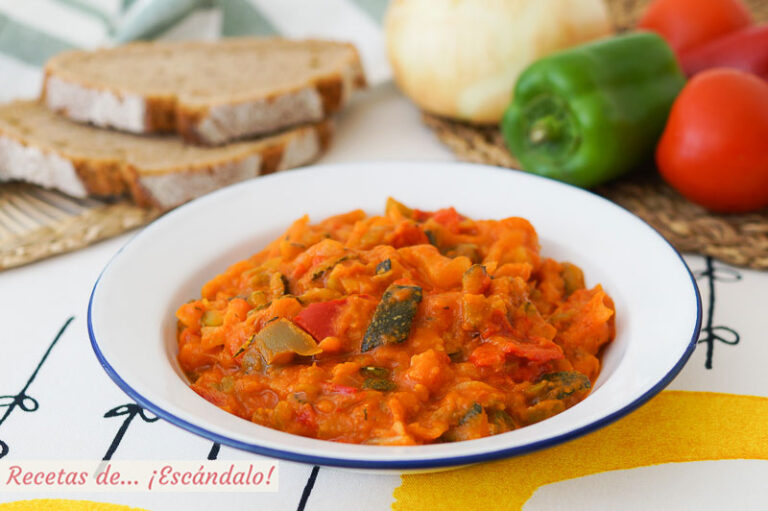 Pisto manchego con Thermomix. Receta tradicional rica y saludable ...