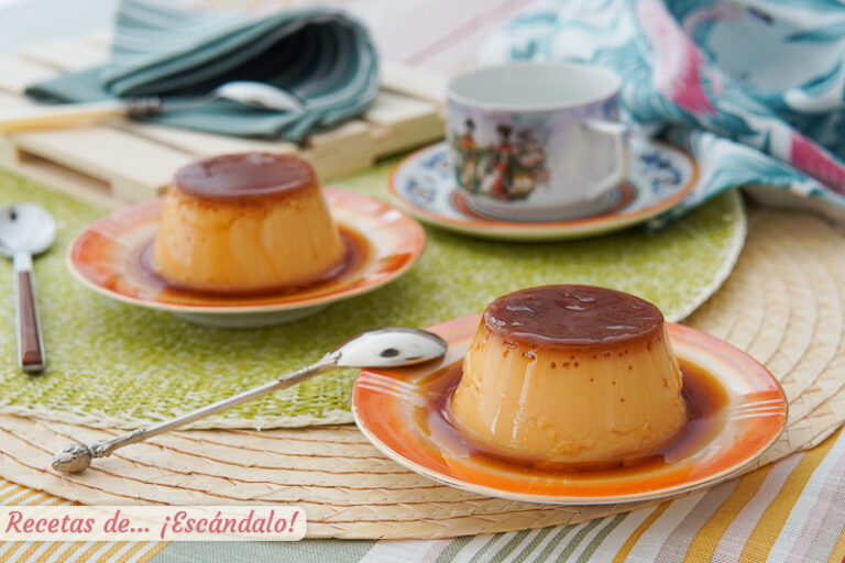 Cómo hacer flan de huevo casero, receta tradicional - Recetas de ...