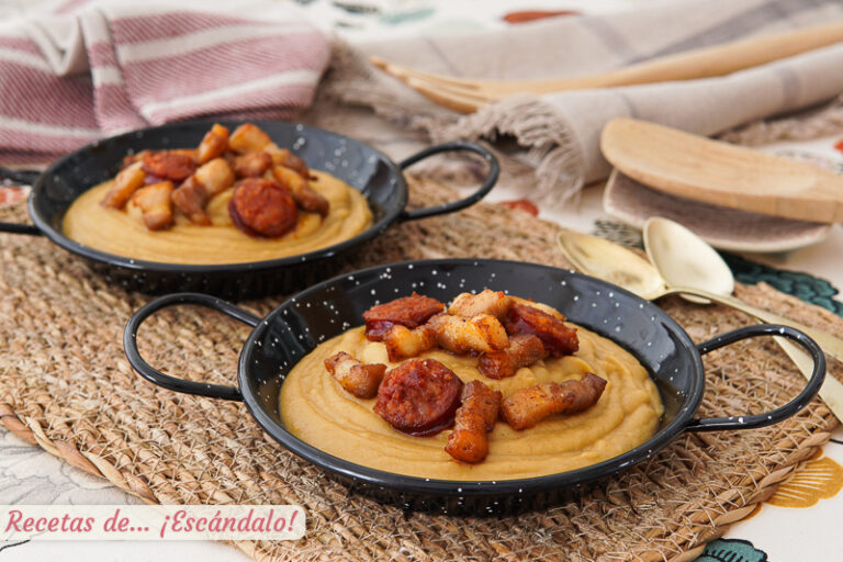 Gachas manchegas tradicionales con harina de almortas - Recetas de ...